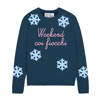 MC2 Saint Barth Femme, Pulls, Bleu, Taille: 38 FR Tricots