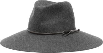 PESERICO Hut mit Schleife - Grau