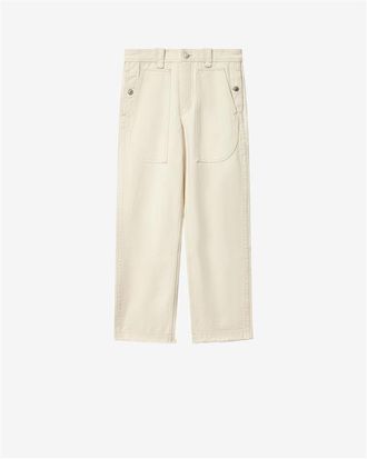 Isabel Marant Pantalon Ermina - Femme - &Eacute;cru - Taille34 - Marant &Eacute;toile