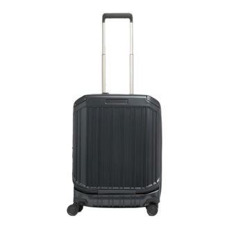Piquadro unisex, Valises, Noir, Taille: ONE Size Valise cabine pour ordinateur avec deux ouvertures