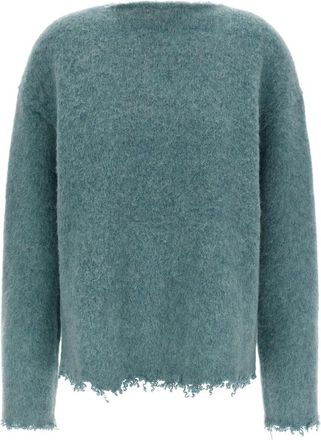 Jil Sander Femme, Pulls, Bleu, Taille: 36 FR Pull &agrave; franges