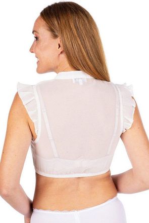 Marjo Dirndlbluse Dirndlbluse - KEMNATH - wei&szlig;