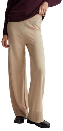 Benetton Damen Pantalone 102hdf00z Hose, beige, S