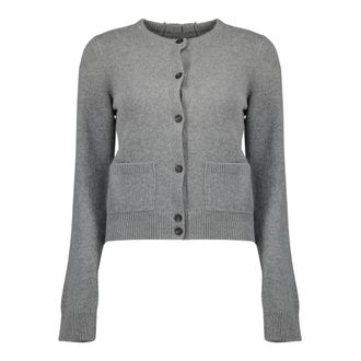 Maison Margiela Wool Cardigan - - Knitwear - Damen - Grau - S