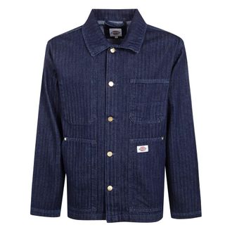 Dickies Selvedge Herringbone Barn Jacket - - Jackets - Herren - Blau - L