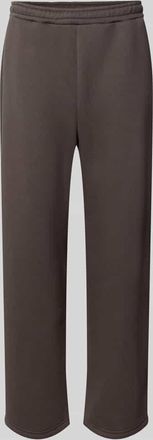 Review Straight Fit Sweatpants aus Baumwoll-Mix mit Label-Detail