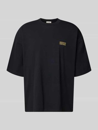 American Vintage T-Shirt mit Logo-Print Modelll GIXY