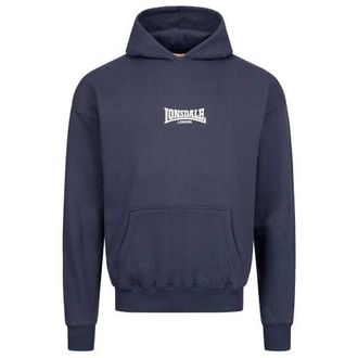 Lonsdale ACHOW Hooded Sweatshirt, Navy/Ecru, L Mens
