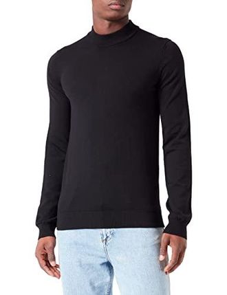 HUGO BOSS San Matteo-m Sweater, Noir 1, XL Homme