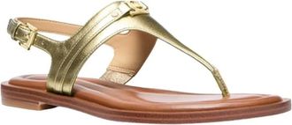 Michael Kors Femme, Chaussures, Jaune, Taille: 37 EU Sandales nu-pieds avec bride en T