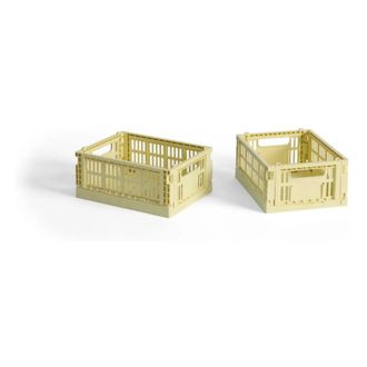 HAY Cagettes pliables Crate - Set de 2 Hay