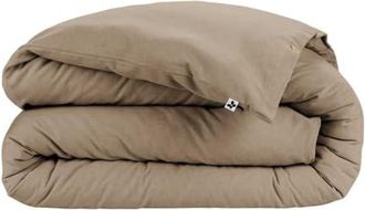 Altobuy Housse de Couette 260x240 cm en Flanelle de Coton Coloris Ficelle - Hedda