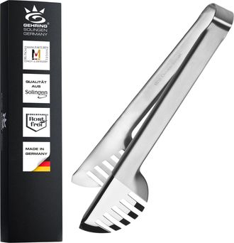 Gehring Gehring Solingen Spaghetti Zange I rostfreier Edelstahl I Servierzange f&uuml;r Nudeln und Pasta I sp&uuml;lmaschinengeeignet I Edelstahl Besteck