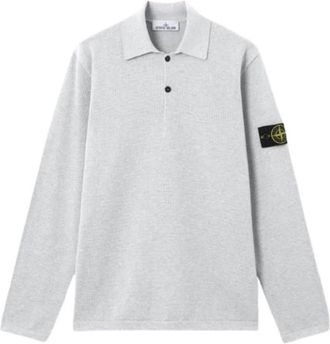 Stone Island Homme, Tops, Gris, Taille: M LS Polo