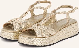 Pons Quintana Pons Quintana Plateau-Sandalen gold