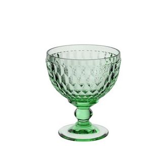 Villeroy & Boch Boston col. flûte à champagne green, magnifique verre extravagant pour champagne et mousseux, verre cristal, vert, 400 ml