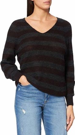 Esprit Damen 091EO1I315 Pullover, 201/DARK Brown 2, L
