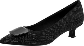 Marco Tozzi Marco Tozzi Damen Pumps Spitz mit Queenie-Absatz, Schwarz (Black Glitter), 40 EU