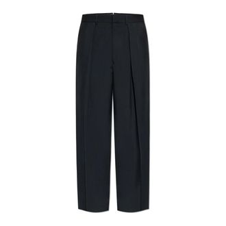 Tom Ford Wool Cashmere Silk Reps Double Pleat Pant - - Trousers - Herren - Schwarzk - M