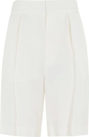 Victoria Beckham Femme, Shorts, Blanc, Taille: 36 FR Bermuda Tailleur