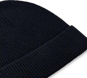 Strellson Wollmischungsmütze in Blau