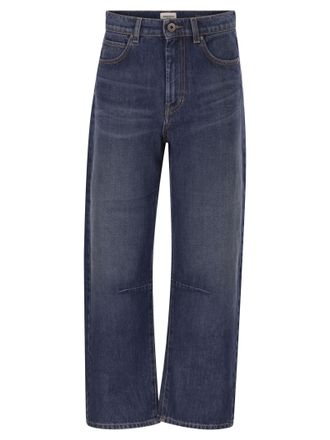 Max Mara Weekend Maxmara Wkdcaduca - Jean en denim de coton &agrave; jambe large