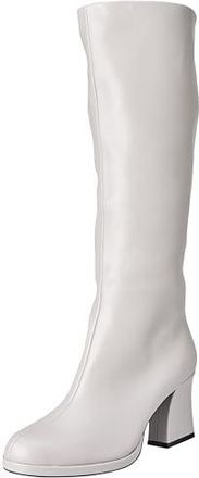Pinko Femme Elgar Bottes Simili Cuir Tendance, I41 Gris Perle, 35 EU