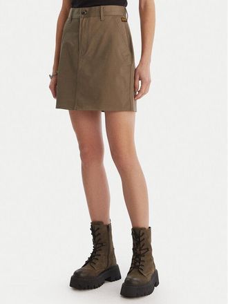 G-Star Raw Minirock D29095-5126 Khakifarben Regular Fit