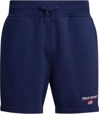 Polo Ralph Lauren Homme, Shorts, Bleu, Taille: XL Drawstring Logo-Detail Shorts