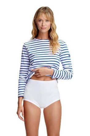 Armor Lux Culotte Taille Haute - Coton &eacute;pais Issu de lagriculture Biologique Blanc XL