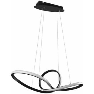 ETC Shop Suspension led noir -matt switch -dimmer plafonnier suspension &eacute;clairage salle &agrave; manger