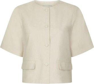 Neo Noir Femme, Vestes, Beige, Taille: 44 FR Light Vestes