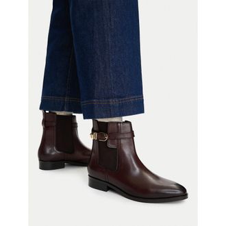 U.S.Polo Association Klassische Stiefeletten U.S. Polo Assn. EO-LOUIS001W/GL1 Dunkelbraun