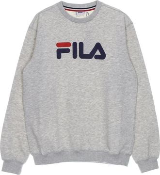 Fila Hellgraues Crew Neck Sweatshirt - - Sweatshirts & Hoodies - Herren - Grau - XS