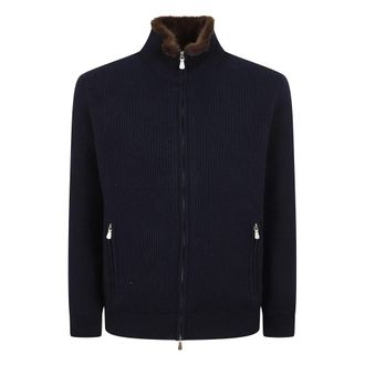 Barba Homme, Pulls, Bleu, Taille: L Cardigans