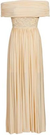 Zimmermann Robe mi-longue &agrave; empi&egrave;cement en dentelle