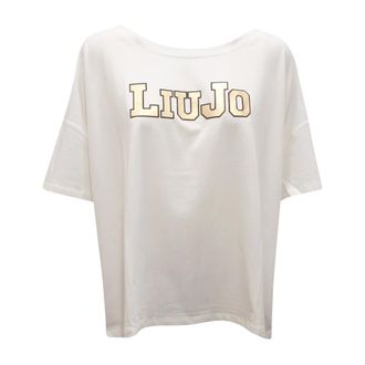 Liu Jo Femme, Tops, Blanc, Taille: 40 FR Maglia Over