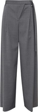 Giuseppe Di Morabito Femme, Pantalons, Gris, Taille: 38 FR Wide Pantalons
