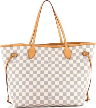 Louis Vuitton Neverfull Damier MM tote bag - Wei&szlig;