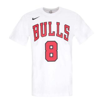 Nike Homme, Tops, Blanc, Taille: 2XL Chicago Bulls NBA Tee Zach Lavine