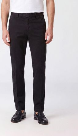 Pantaloni Torino Pantalon chino slim fit &agrave; pinces en coton stretch