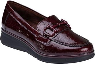 Pitillos Pitillos 10701 Mocassin en cuir avec ornement pour femme, Bordeaux, 37 EU