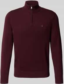 Tommy Hilfiger Regular Fit Troyer aus reiner Baumwolle