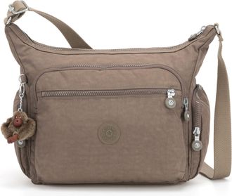 Kipling GABBIE Mittelgroße Umhängetasche, True Beige (Braun)