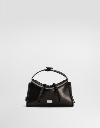 Dolce & Gabbana Vittoria Calfskin Handbag - Frau Schulter- Und Umh&auml;ngetaschen Schwarz Onesize