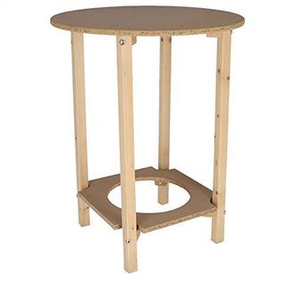 Aran&aacute;z Mueblear 21000 gazte Tisch rund Holz ohne Nagellack, Holz, Sans Vernis, 80x75cm