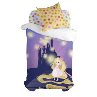 Hf Living HappyFriday Mr Fox Long Braid Bettwäsche-Set, Mehrfarbig, für 80-cm-Bett, 2-teilig