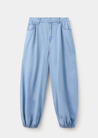 Mango Pantalon emma bleu clair - Femme - 32 - MANGO
