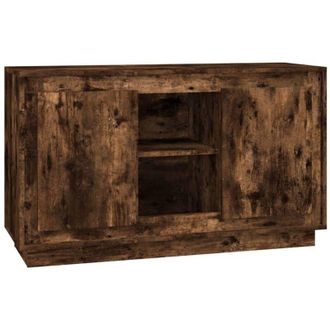vidaXL Buffet ch&ecirc;ne fum&eacute; 102x35x60 cm bois ding&eacute;nierie