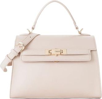 Valentino sac &agrave; main sac &agrave; &eacute;paule bandouli&egrave;re Fae Re Satchel Bag Ecru beige